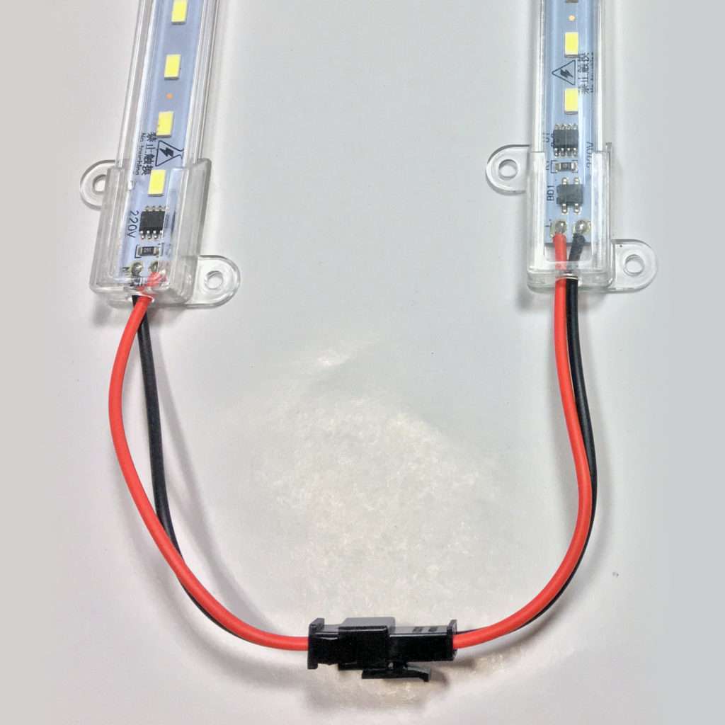 R1220 - Regleta Led 220v de 1 metro con conectores .OFERTA 4 UNIDADES ...